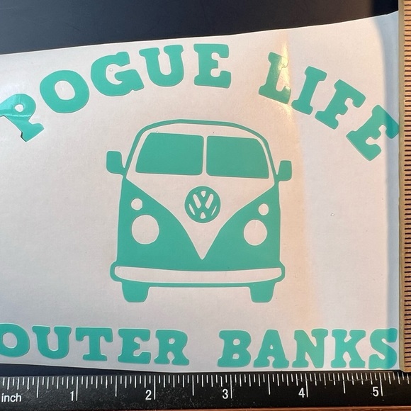 Hand Crafted | Wall Decor | Pogue Life Outer Banks Green Vinyl Car ...